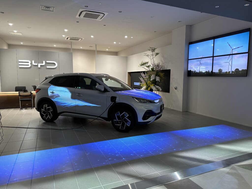 BYD AUTO EXPO CITY -プロジェクションマッピング - Snowy Magic Japan